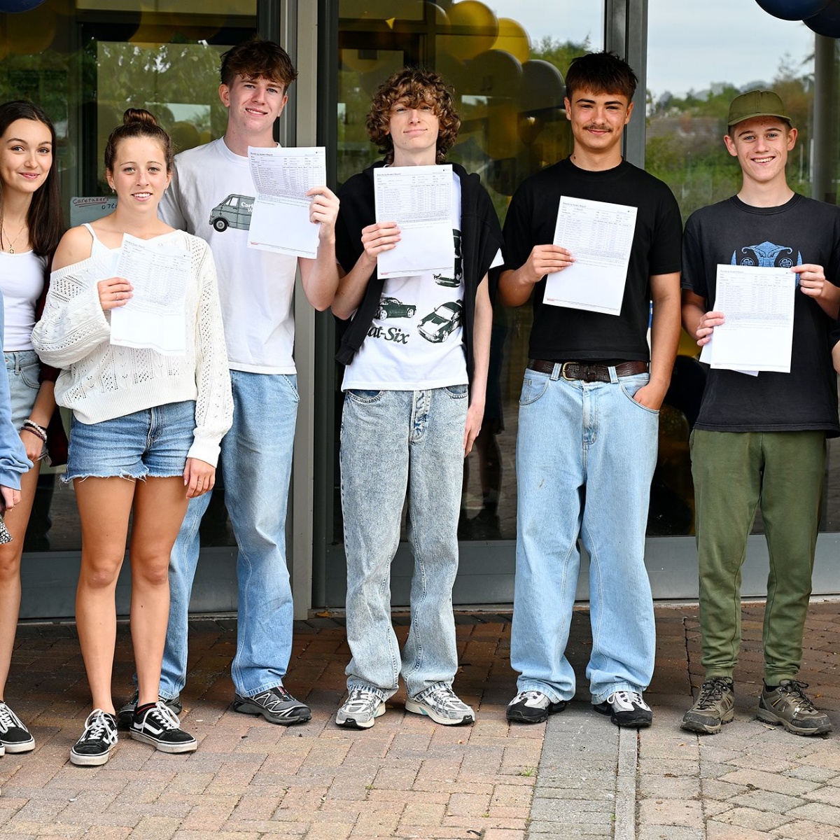 West Exe School - West Exe students celebrate GCSE success...