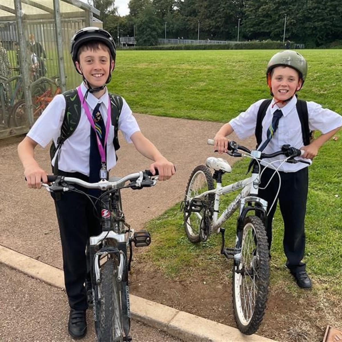 West Exe School - West Exe celebrate Cycle to School week
