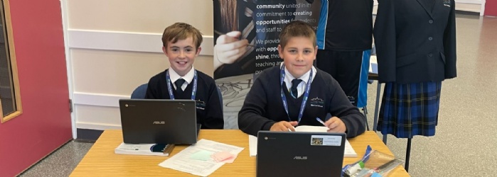 West Exe School - Our Year 8 Student Receptionists